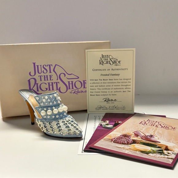 Just The Right Shoe | Other | Miniature Shoe Frosted Fantasy By Raine ...